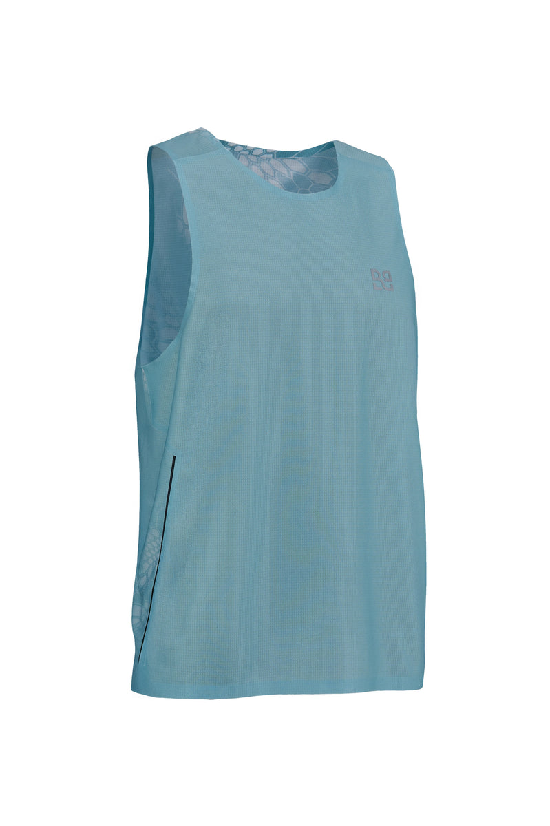 Rekord Run Singlet Modern Blue - Men's – Born Bound